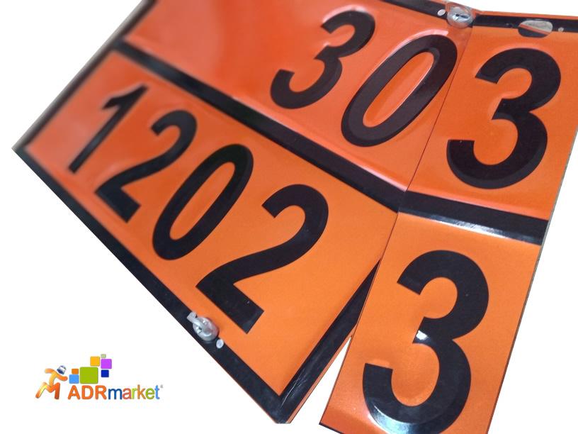 UN 30/1202 - 33/1203 Turuncu Plaka Değişebilir Numaralı - 541.67 TL + KDV